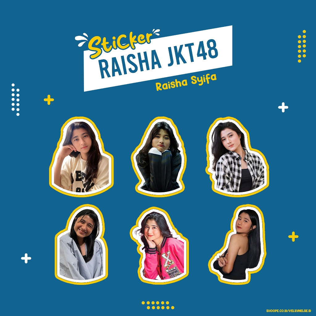 Jual [ ISI 6 ] Sticker Pack JKT48 Lucu Aesthetic High Quality | Shopee ...