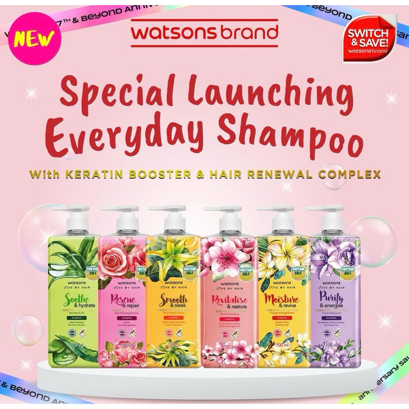 Jual WATSONS SHAMPOO 700 ML | Shopee Indonesia