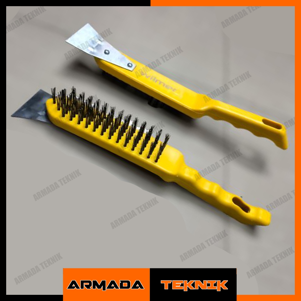 Jual Sikat Kawat Besi Baja + Kape WILMER | Shopee Indonesia