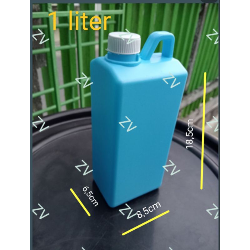 Jual Jerigen 1 liter / Botol 1 liter Warna / Teng Bekas | Shopee Indonesia