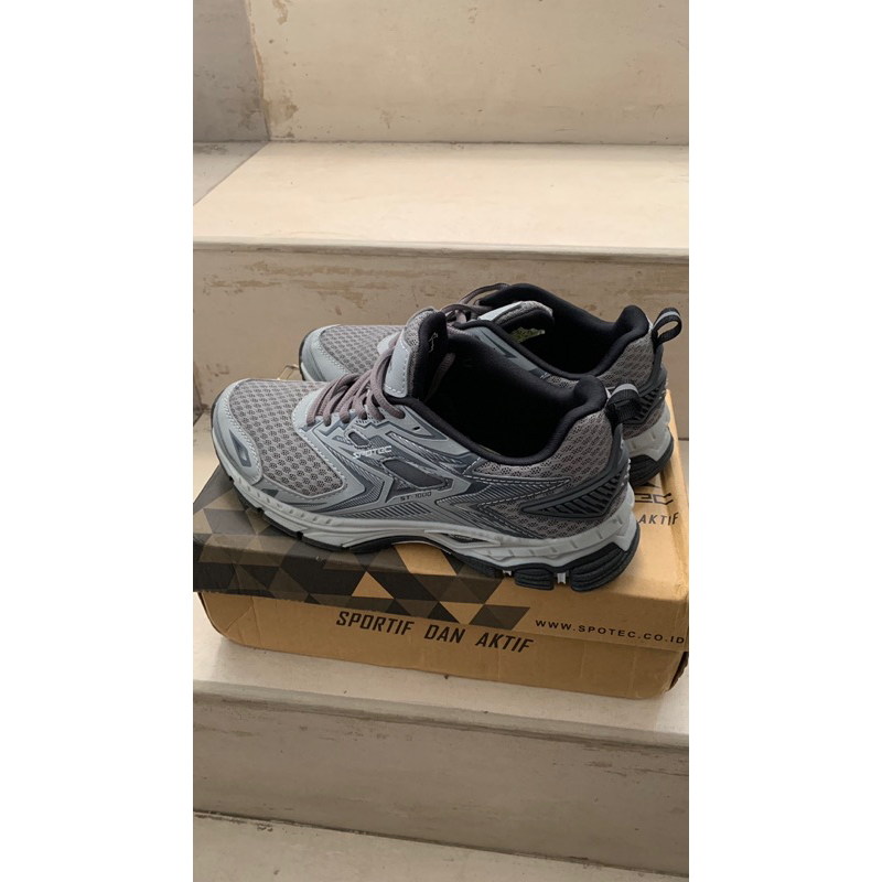 Jual SPOTEC RUNNING ATLAS ABU PERAK | Shopee Indonesia