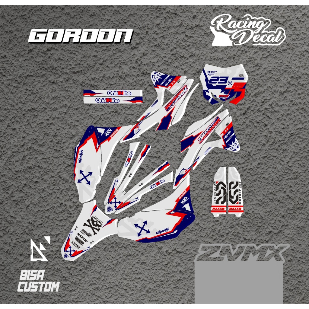 Jual Decal klx gordon full body / stiker gordon / decal full body bisa ...