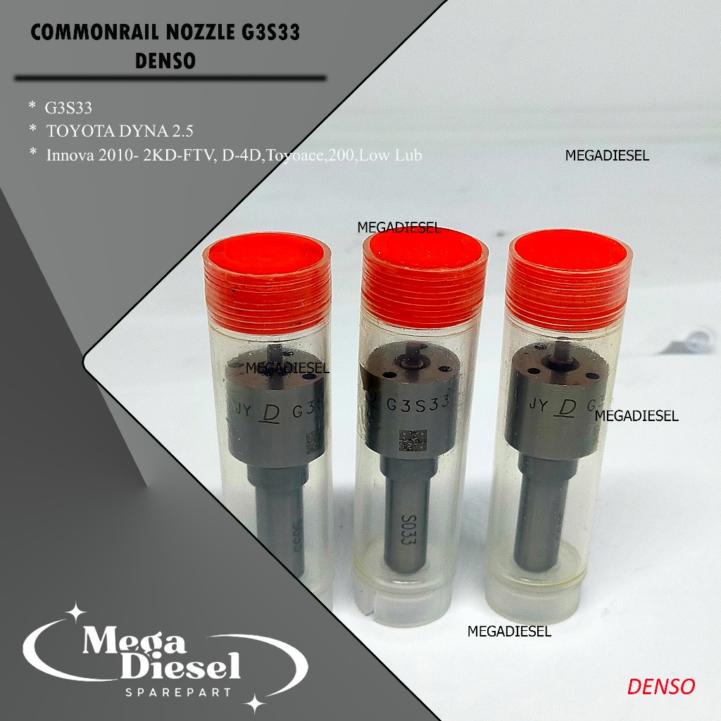 Jual Common Rail Nozzle G3S33 Nozzle injector Toyota Dyna 2.5 d Innova ...