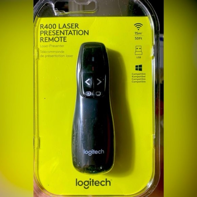 Jual Preloved Logitech R400 Remote Pointer Presenter Wireless | Shopee ...
