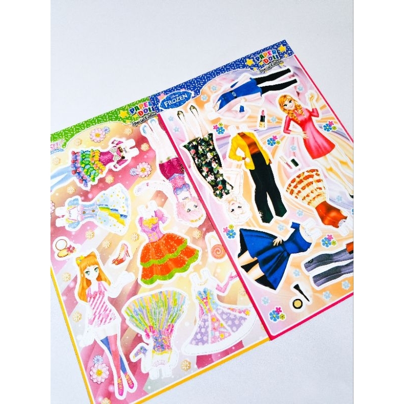 Jual Mainan Jadul Bongkar Pasang Kertas BP Boneka Kertas Ganti Baju ...