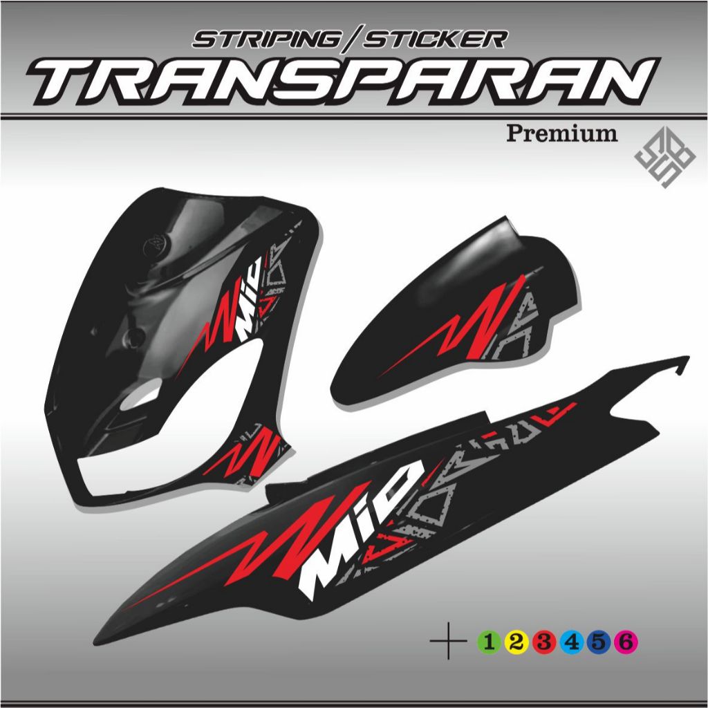 Jual STRIPING TRANSPARAN VARIASI MOTOR MIO SMILE / MIO OLD SPORTY ...
