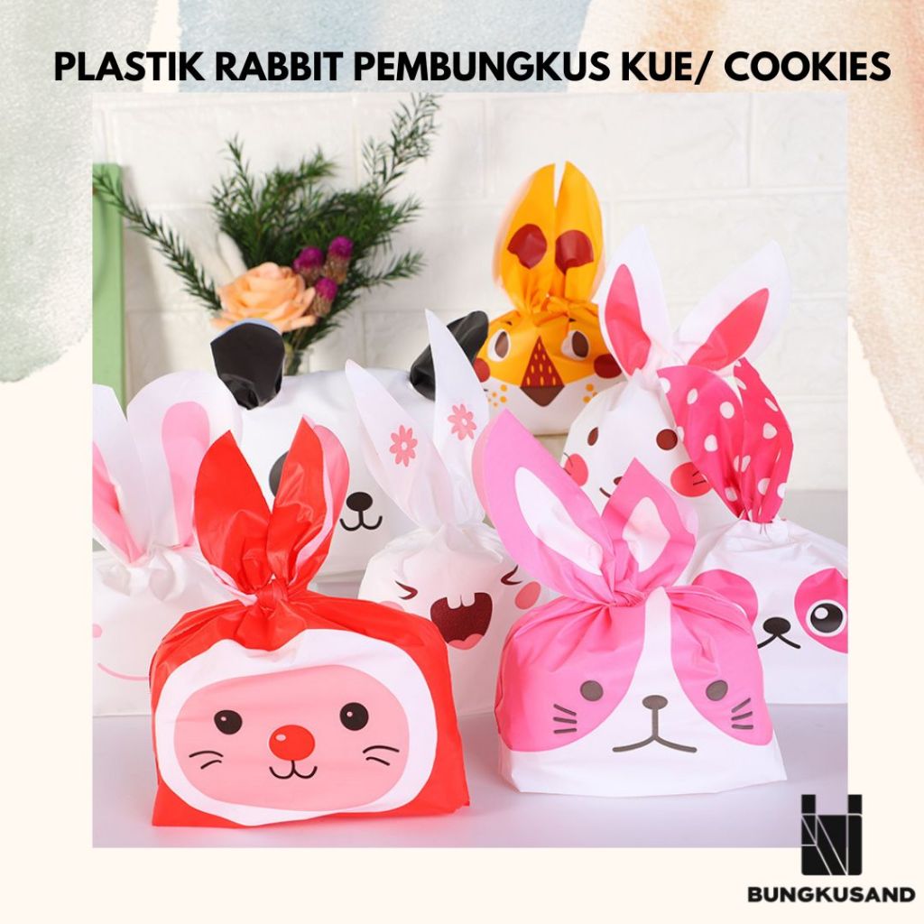 Jual PLASTIK RABBIT BUNNY UKURAN BESAR XL SIZE 24X37 CM PEMBUNGKUS ...