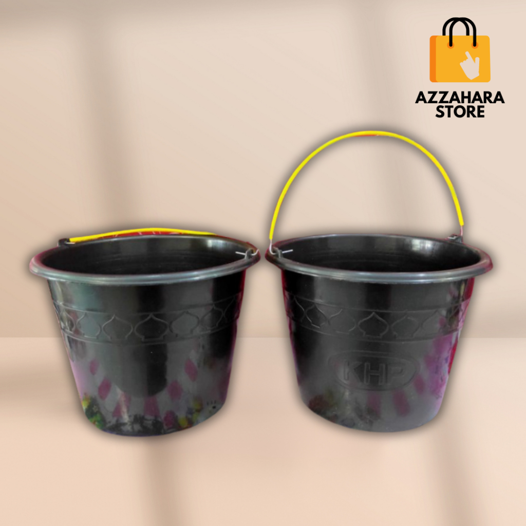 Jual EMBER TIMBA COR HITAM - BAHAN PLASTIK TEBAL (AWET) - KAPASITAS 2GL ...