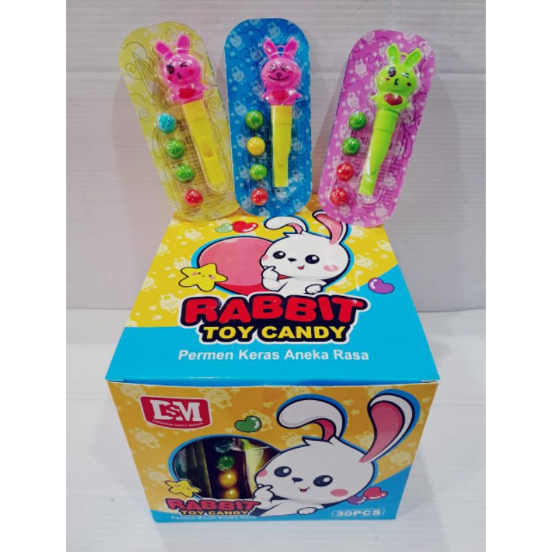Jual PERMEN MAINAN PELUIT RABBIT isi 30 pcs | Shopee Indonesia