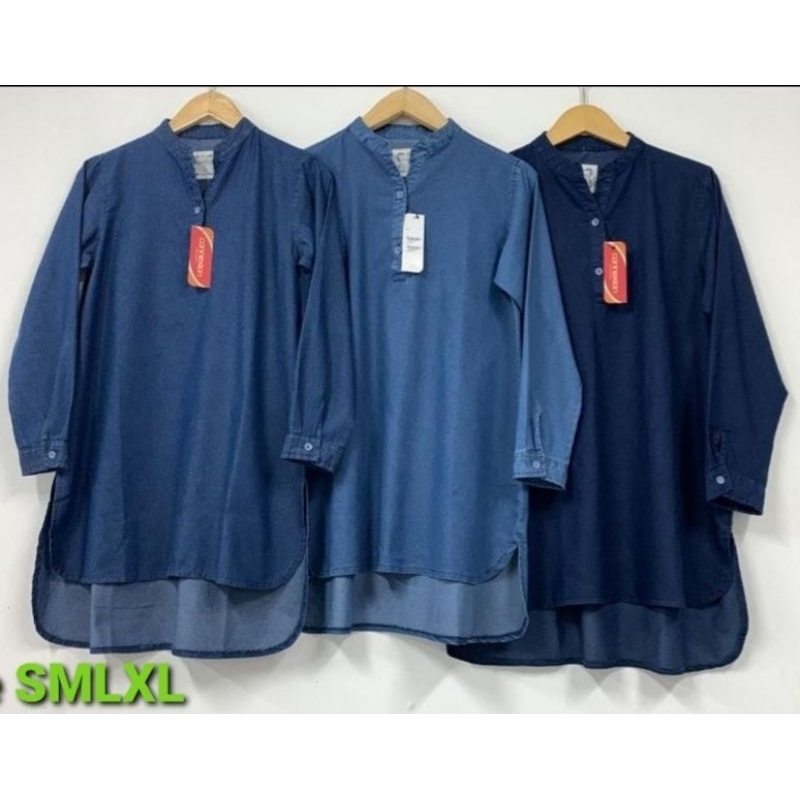Jual Connexion tunik soft jeans original tunik remaja-dewasa tunik ...