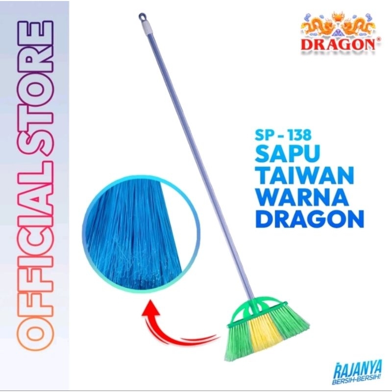 Jual sapu dragon bahan nilon gagang pipa besi | Shopee Indonesia