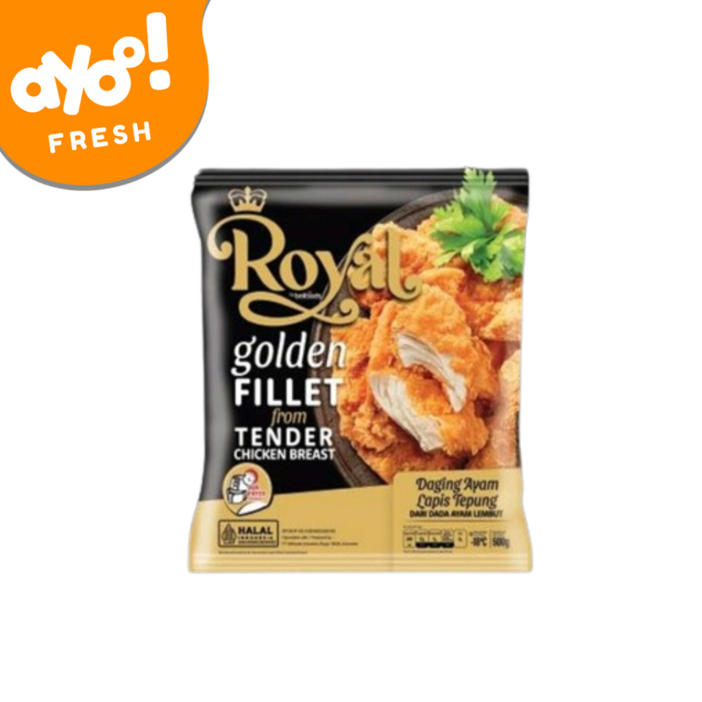 Jual Belfoods Royal Chicken Golden Fillet 500 g Pack | Shopee Indonesia