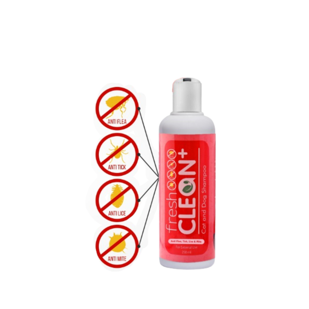 Jual Fresh Clean Shampo Kutu Kucing Anjing Anti Flea Tick Lice & Mite ...