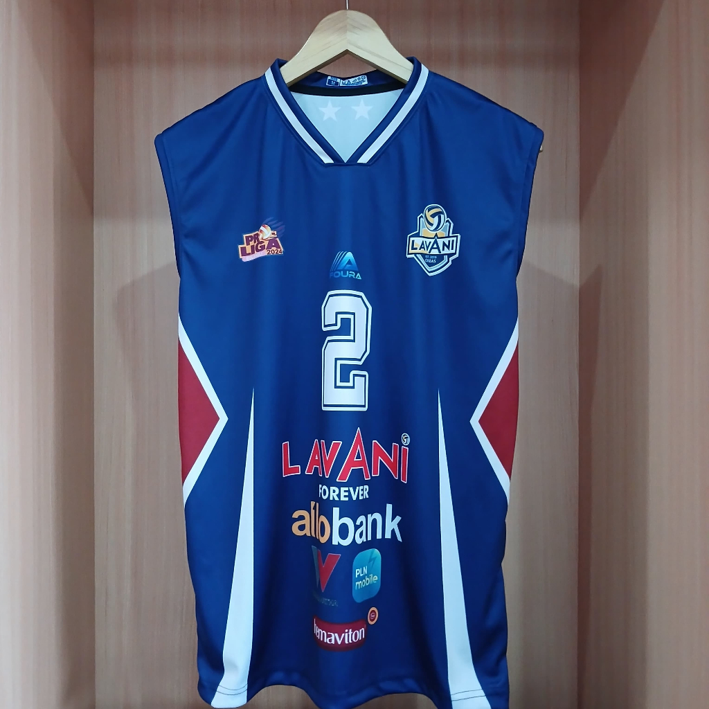 Jual Jersey volly singlet lavani proliga Gratis nomor punggung 2024 ...