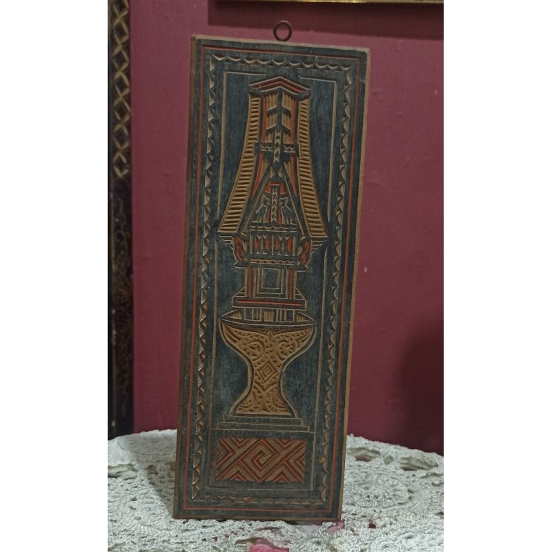Jual Hiasan Toraja Vintage ukiran Rumah adat Tongkonan kayu lawas T ...