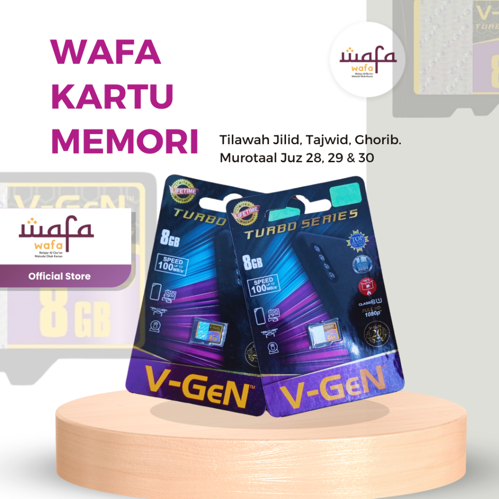 Jual Wafa Kartu Memori - Mengaji Tilawah Tajwid Ghorib Murottal ...