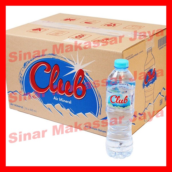 Jual Club Air Mineral Botol 600ml (Pengiriman Instant) | Shopee Indonesia