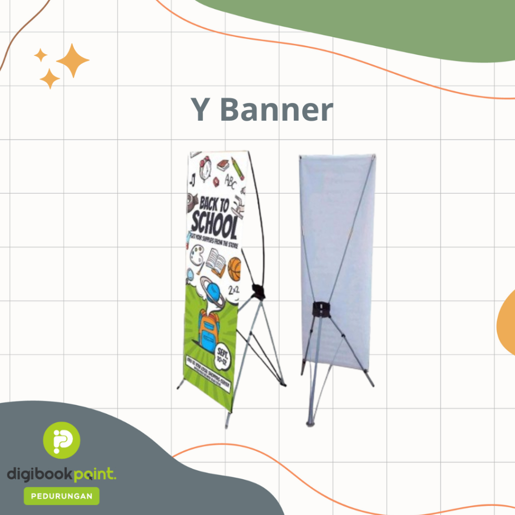 Jual PAKET X BANNER BAHAN ALBATROS HIGH RESOLUTION UK 60 x 160 CM ...