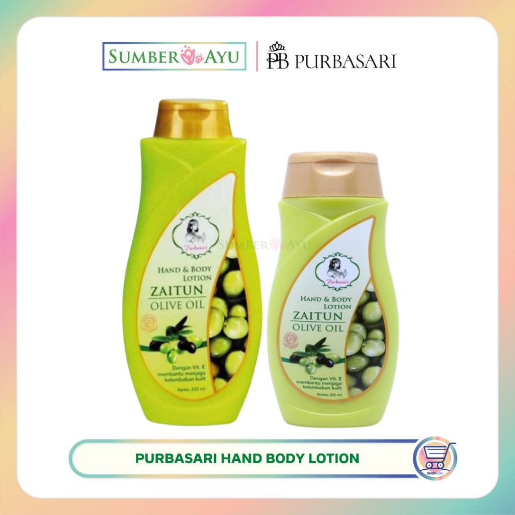 Jual PURBASARI HAND & BODY LOTION ZAITUN | Shopee Indonesia