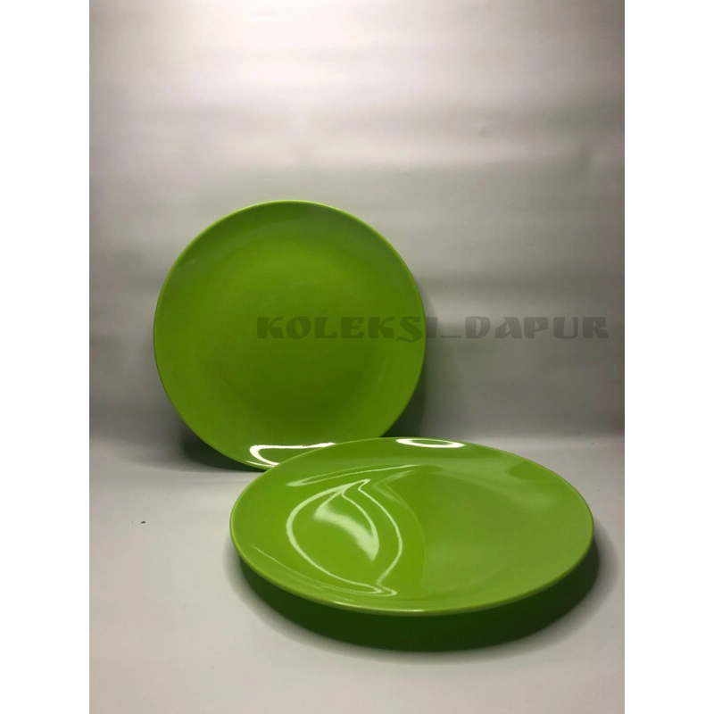 Jual Piring Melamin Bulat ( 6 pcs/ Setengah Lusin ) Piring Bulan Bulat ...