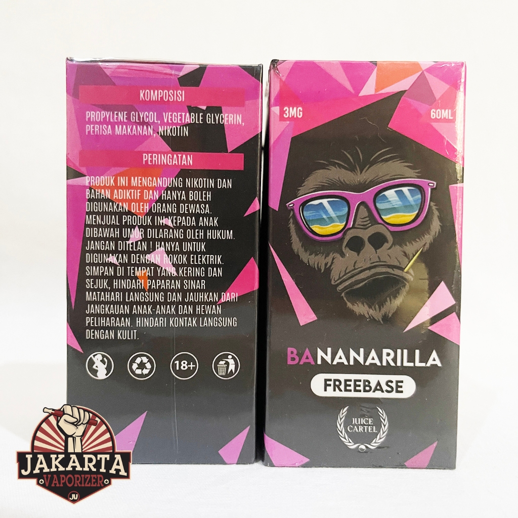 Jual BANANARILLA BANANA STRAWBERRY SMOOTHIE 60ML 3MG 6MG BY INDONESIA ...