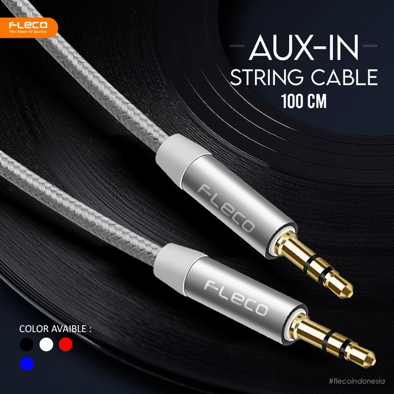 Jual Original fleco Kabel Converter Aux Sambungan Audio Nylon String ...