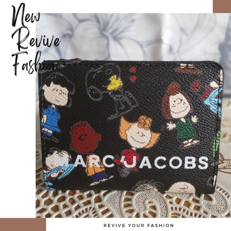 Jual Dompet lipat Marc Jacobs MJ Snoopy RENERA ELGAMEL | Shopee Indonesia