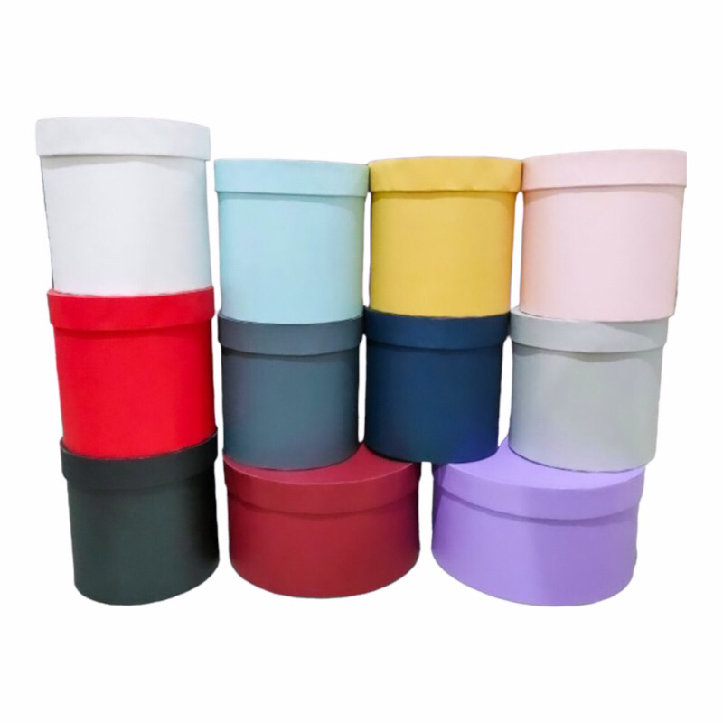 Jual Bloom box flower/kotak kado/box kotak bulat 15 x 15 cm | Shopee Indonesia