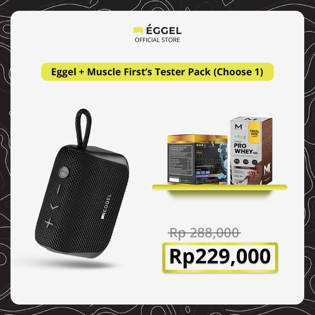 Jual Eggel Fit 3 Waterproof Portable Bluetooth Speaker | Shopee Indonesia