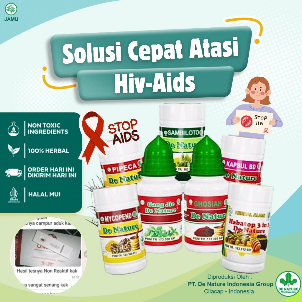 Jual Obat hiv ampuh sembuh total Aids Hiv obat virus hiv obat hiv aids ...