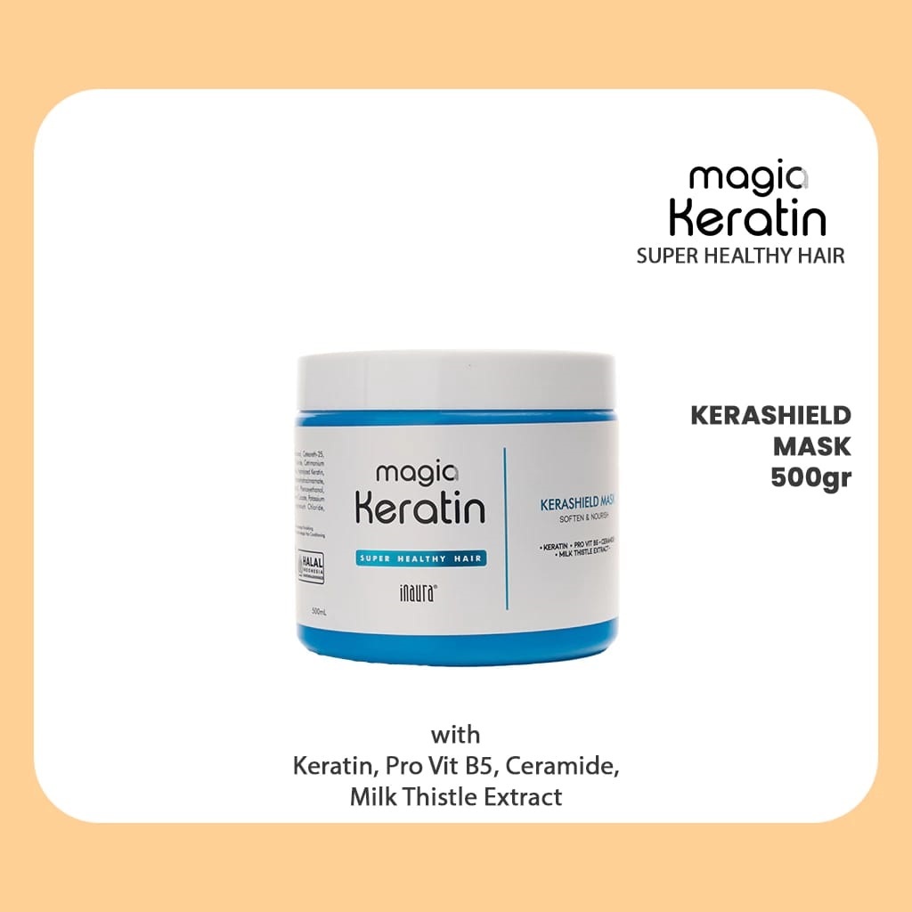 Jual 1PC INAURA MAGIC KERATIN MASK 500ML @MJ | Shopee Indonesia