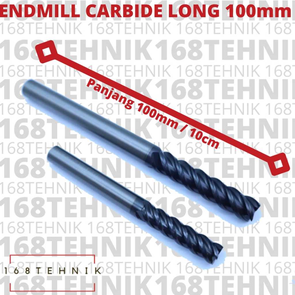 Jual ENDMILL CARBIDE LONG SEMUA UKURAN / PISAU CUTTER MILLING / ENDMILL ...