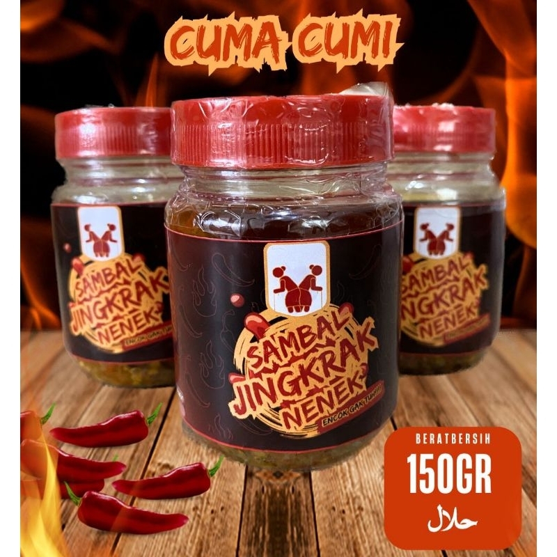 Jual Sambal Cumi [cuma cumi] 150g | Shopee Indonesia