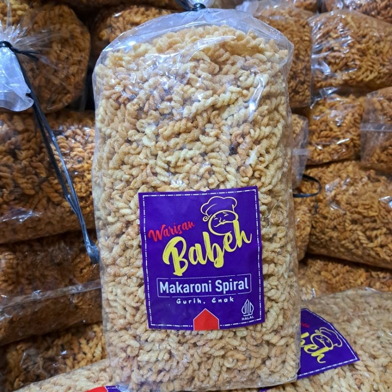 Jual MAKARONI ULIR SPIRAL ASIN 2 KG | Shopee Indonesia