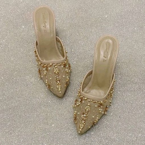 Jual MEIRA CREAM WEDDING SHOES SEPATU NIKAH SEPATU PESTA | Shopee Indonesia