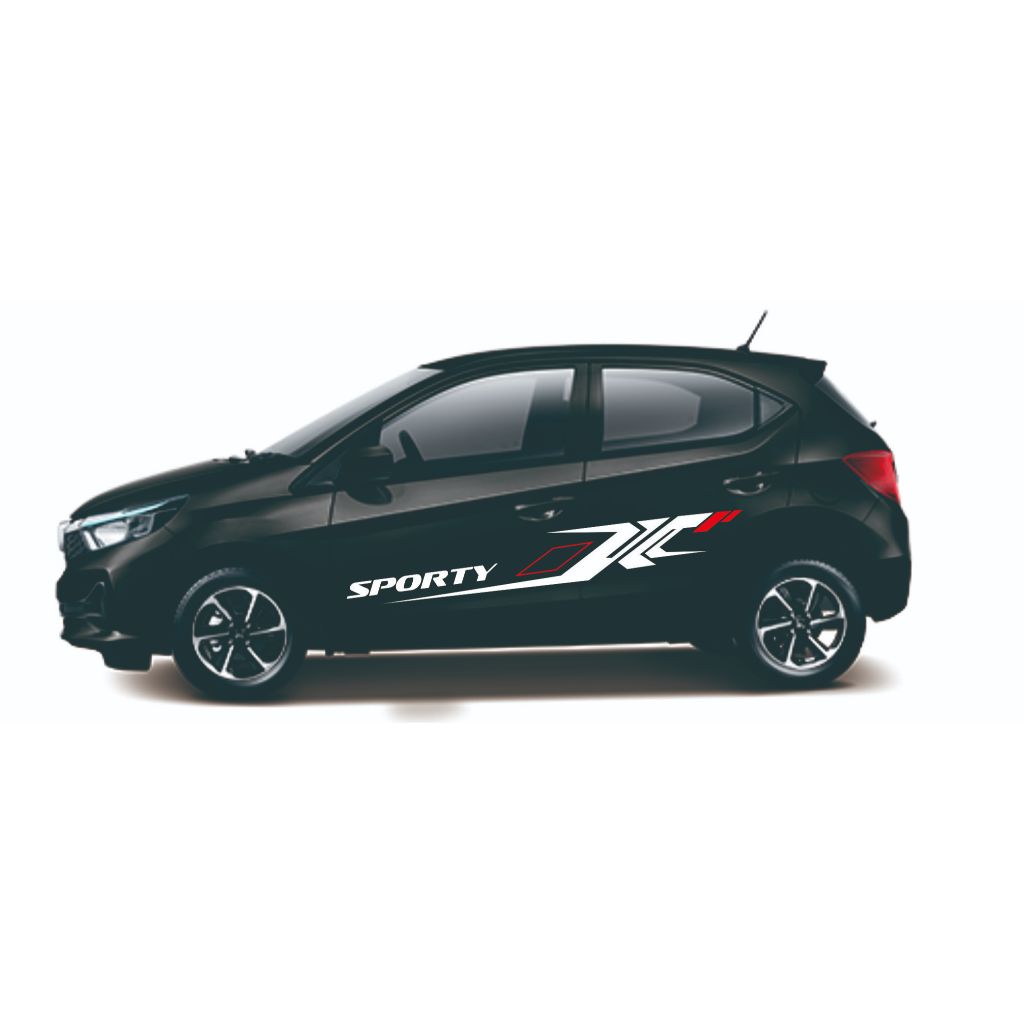 Jual Stiker Mobil Brio rs Satya Simpel Lis Variasi Agya Ayla Putih ...