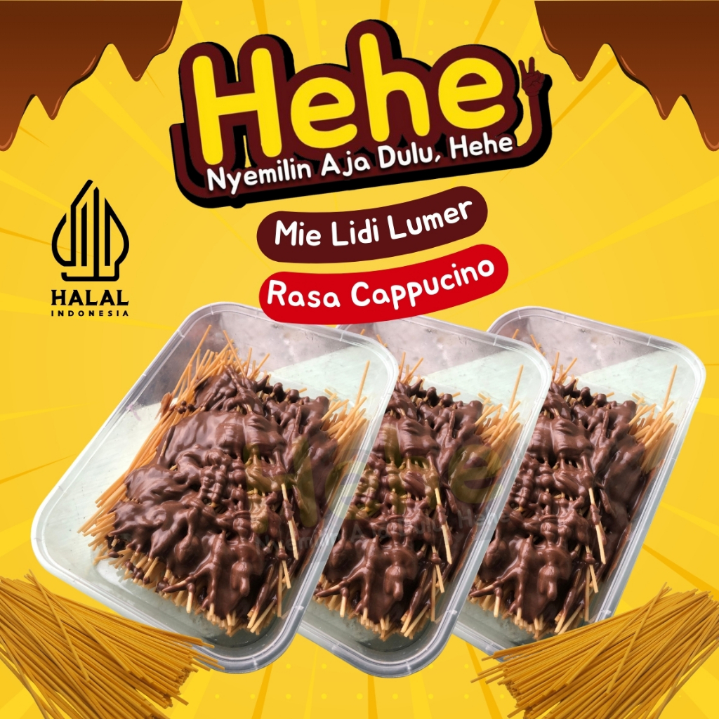 Jual [SIAP MAKAN] HEHESNACK Mie Lidi Coklat Lumer Rasa Cappucino ...