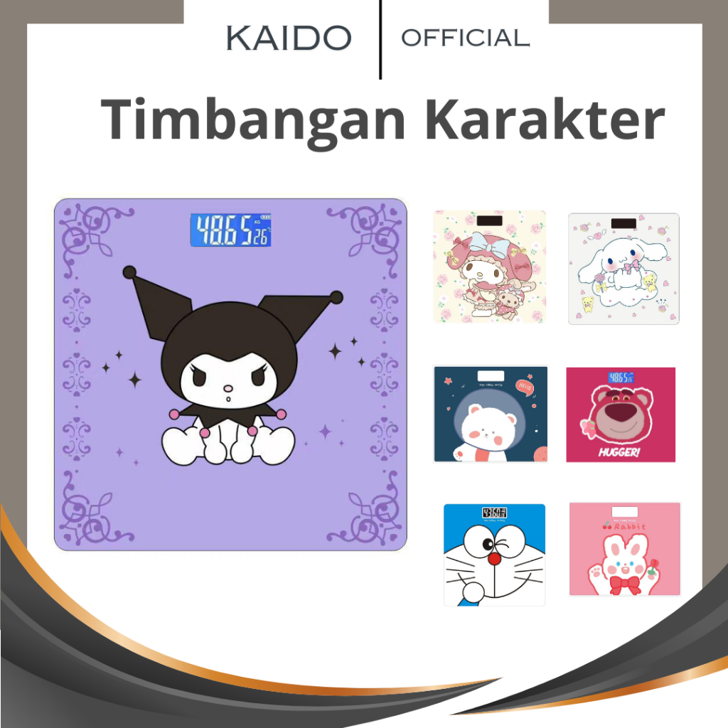 Jual Timbangan Badan Karakter Lucu Timbangan Badan LCD Timbangan Badan ...