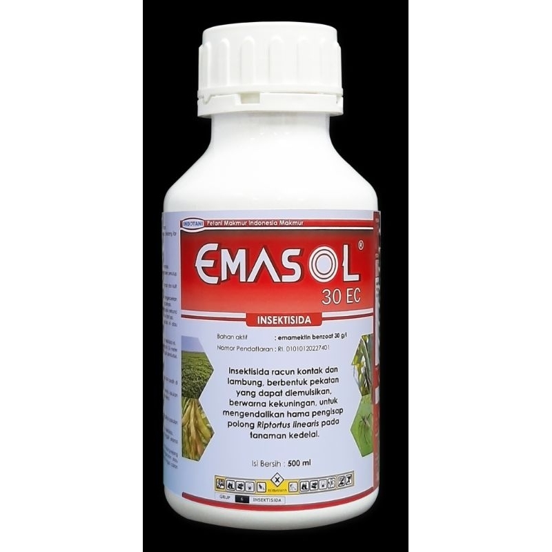 Jual Insektisida Emasol 30 EC 500 ml // Pengendali ulat ( free kaos ) | Shopee Indonesia