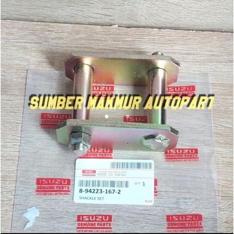 Jual SPRING SHACKLE SET AYUNAN ANTING PER ISUZU PANTHER TBR 52 54 ...