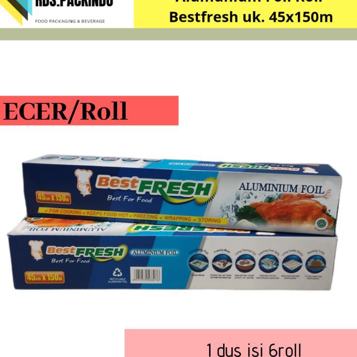 Jual KRL Alufoil roll Bestfresh 45cm x 15m ECER | Shopee Indonesia