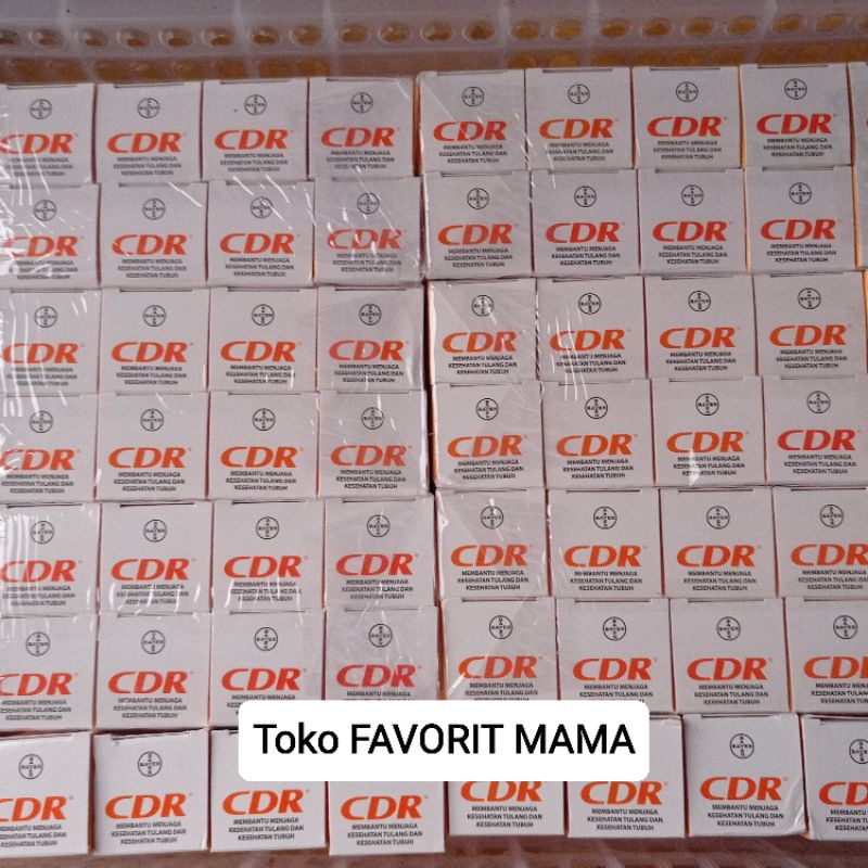 Jual CDR 10 Tablet Vitamin C dan Kalsium untuk Kesehatan Tulang dan ...