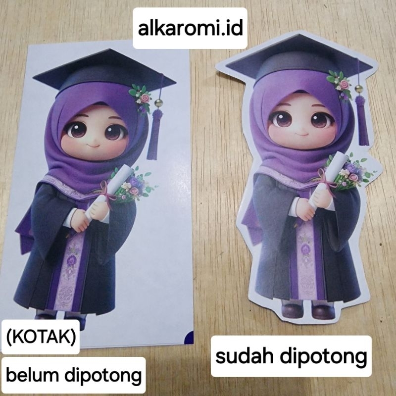 Jual EXTRA JUMBO 15cm Topper Wisuda Pelengkap Buket | Shopee Indonesia