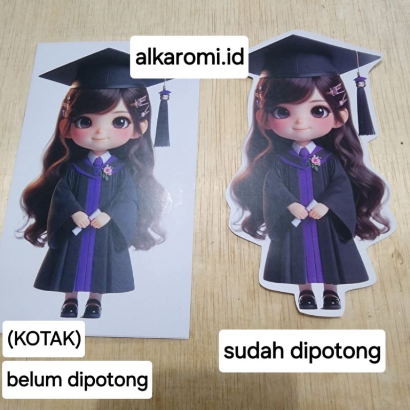 Jual EXTRA JUMBO 15cm Topper Wisuda Pelengkap Buket | Shopee Indonesia