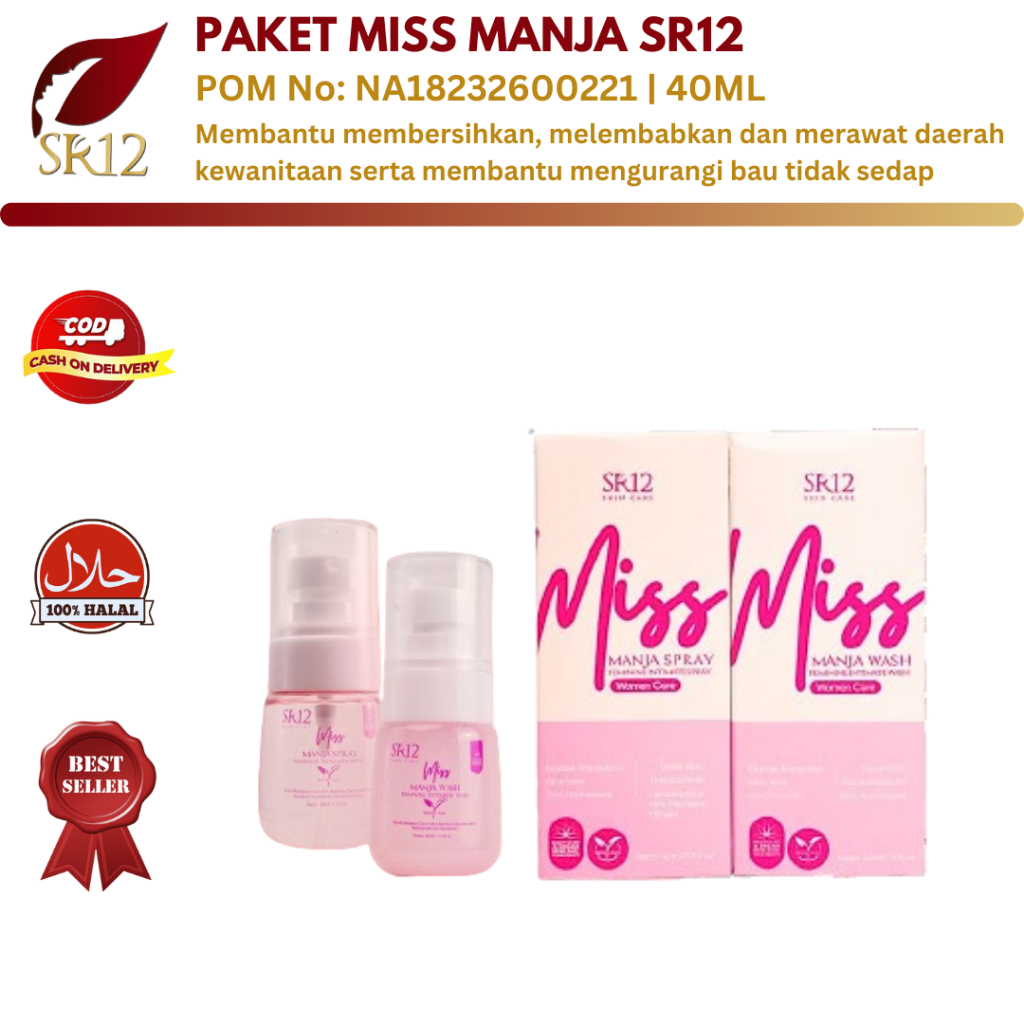 Jual SR12 Miss Manja Wash+Spray Merapatkan Miss V dan Mengatasi Masalah ...
