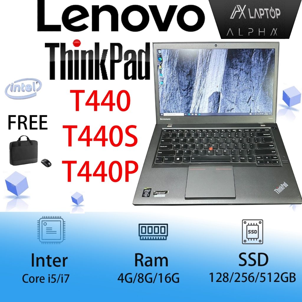 Jual Laptop Lenovo Thinkpad T440 / T440S / T440P Core i5 Generasi 4 ...