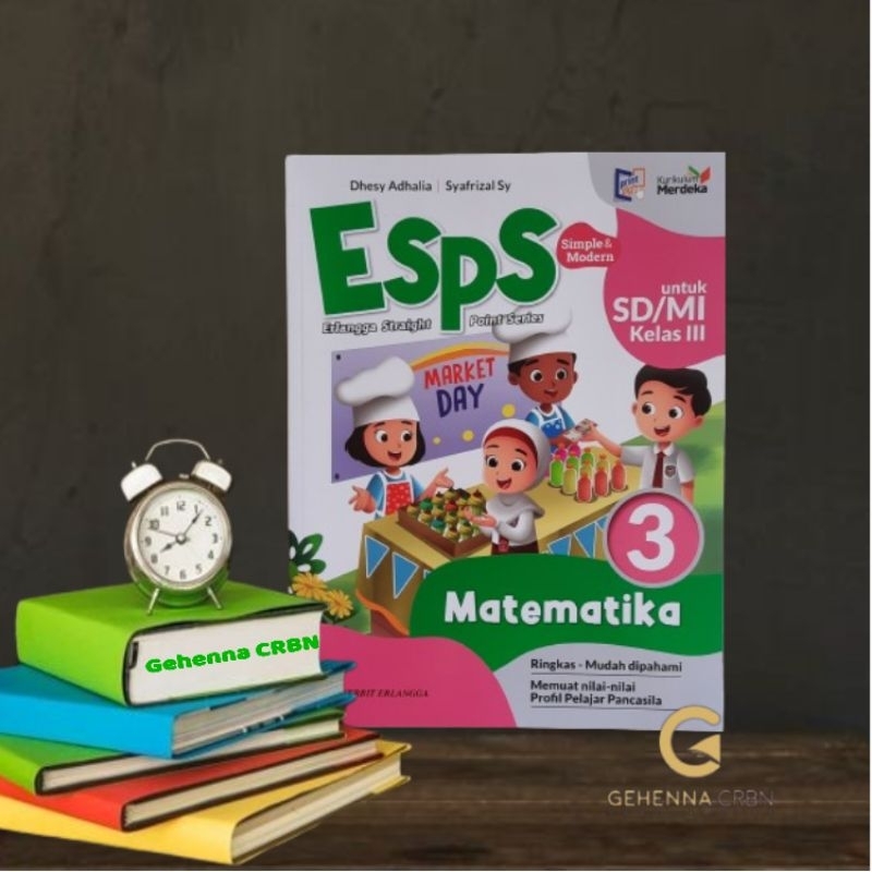 Jual ESPS Matematika untuk Kelas 3 SD/MI Kurikulum Merdeka Erlangga | Shopee Indonesia