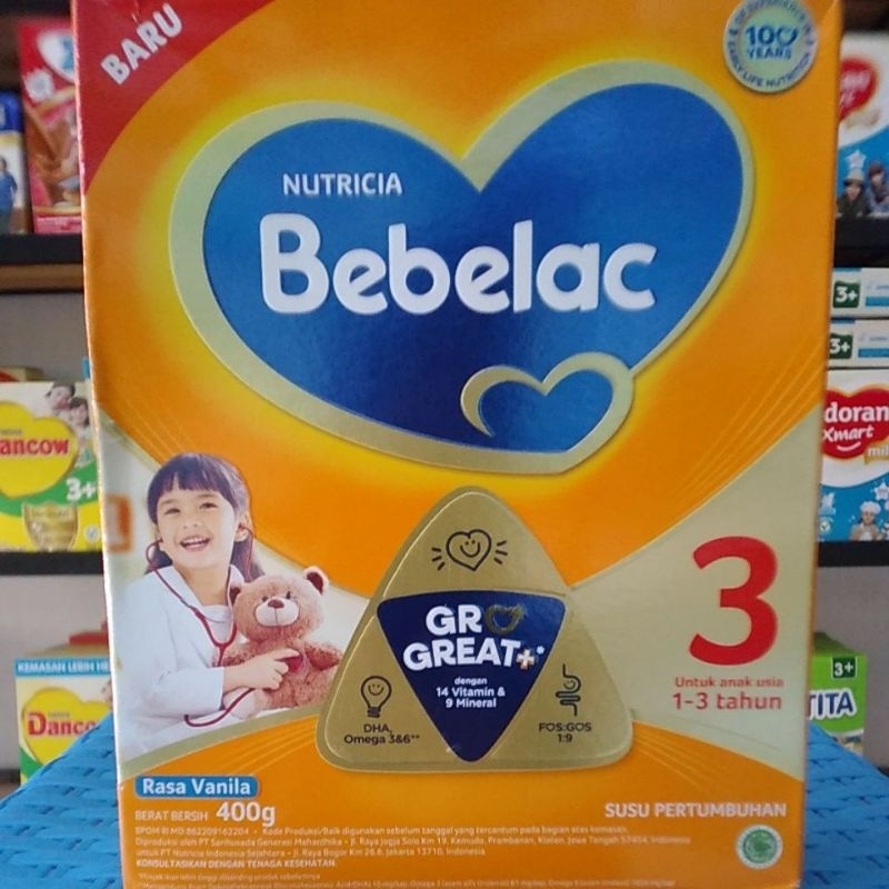 Jual Bebelac 3 Vanila 400gr | Shopee Indonesia