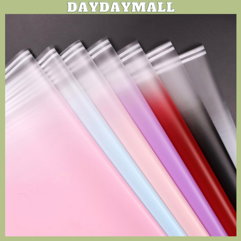Jual Flower Wrapping Paper Gradient Color List Cellophane Kertas Buket ...