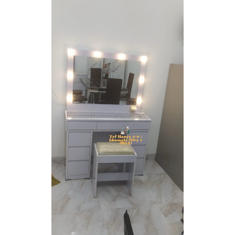 Jual megajaya wayhalim Meja rias Vanity 100 mdf hpl | Shopee Indonesia